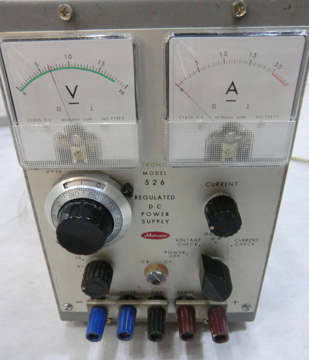 J6 Metronix メトロニクス REGULATED DC POWER SUPPLY 直流安定化電源 526(その他)｜売買された ...