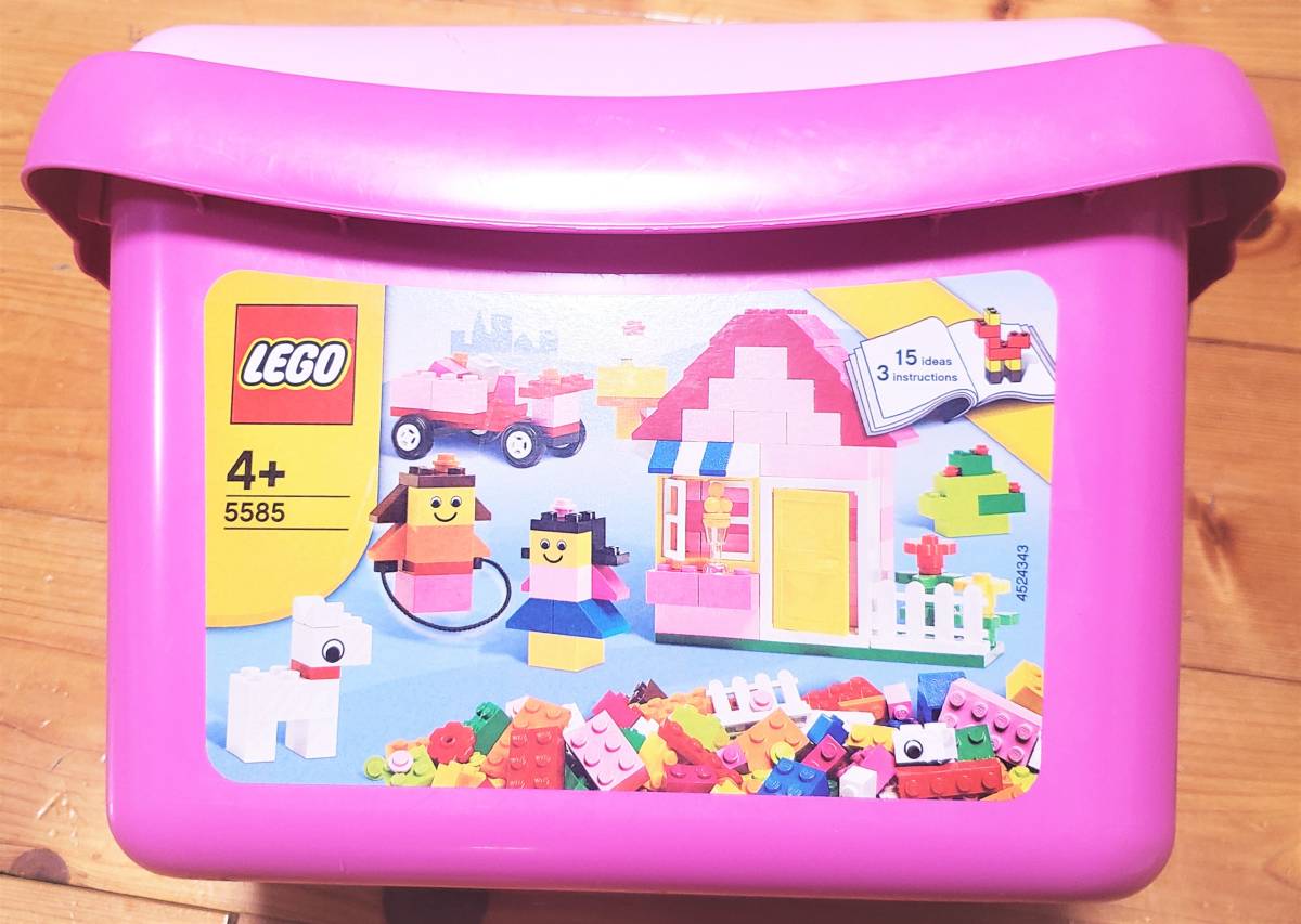 LEGO 5585 Creative Building Pink Brick Box 子供 知育 玩具 4 歳 から 廃盤品 レゴ ピンク ...
