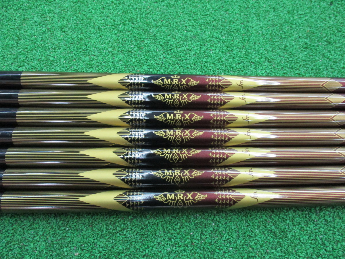 アイアン用 カーボン HIRO MATSUMOTOオリジナル MRX-708G フレックスR 39.0inch 同じ長さが7本 チップ径は ...