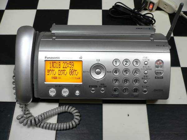 Panasonic/KX-PW505-S/子機/取説/付属品(ファクシミリホン)｜売買されたオークション情報、yahooの商品情報をアーカイブ ...