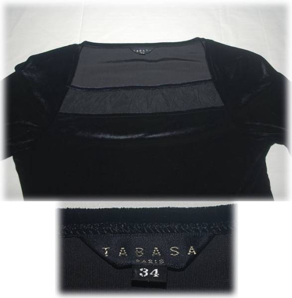 TABASA タバサ ベロアワンピース ロング 黒 34(タバサ)｜売買されたオークション情報、yahooの商品情報をアーカイブ公開 - オークファン（aucfan.com）