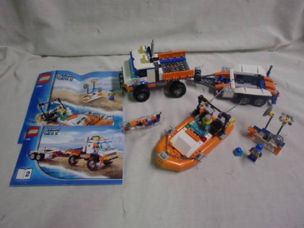 玩c22 レゴ シティ 7726 トラック＆スピードボート/フィグ2体付(街シリーズ)｜売買されたオークション情報、yahooの商品情報をアーカイブ公開 - オークファン（aucfan.com）