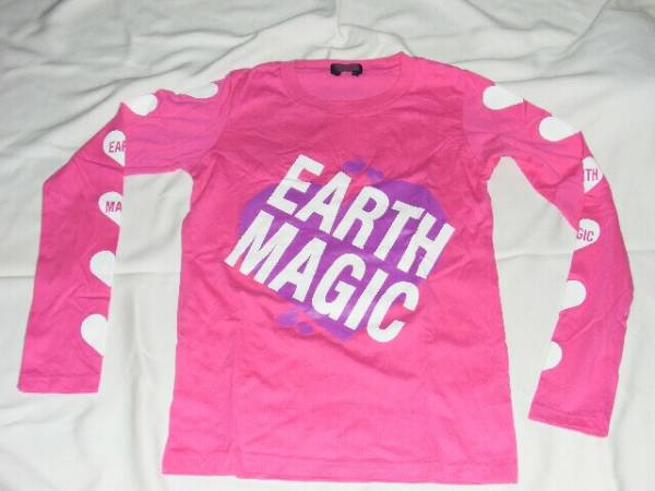 EARTHMAGIC Tシャツ ピンク サイズ160 アースマジック(長袖Tシャツ)｜売買されたオークション情報、yahooの商品情報をアーカイブ公開 - オークファン（aucfan.com）
