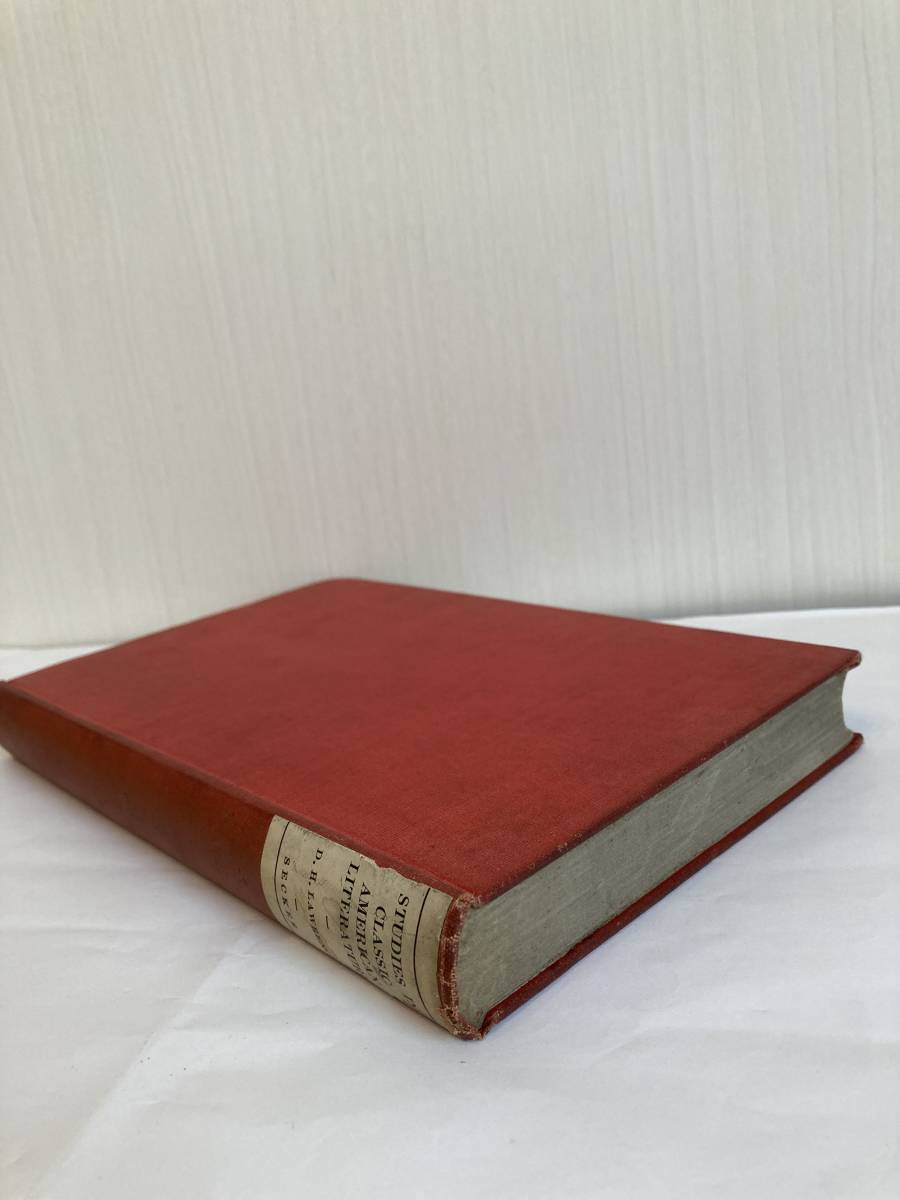 D H ロレンス著 古典アメリカ文学研究 洋書: STUDIES IN CLASSIC AMERICAN LITERATURE. FIRST ...