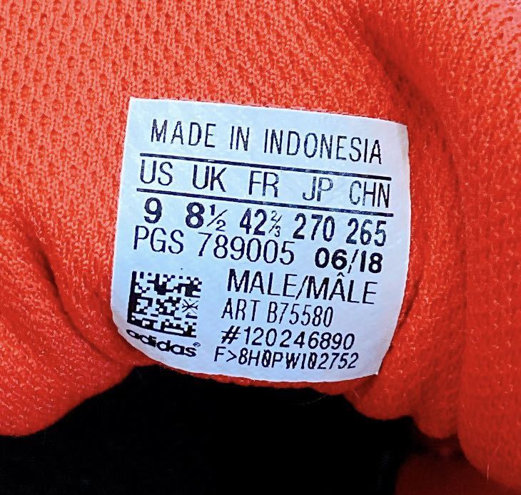 ADIWAR adidas ランニングシューズ PGS789005 赤 サイズJP270(27.0cm)｜売買されたオークション情報 ...