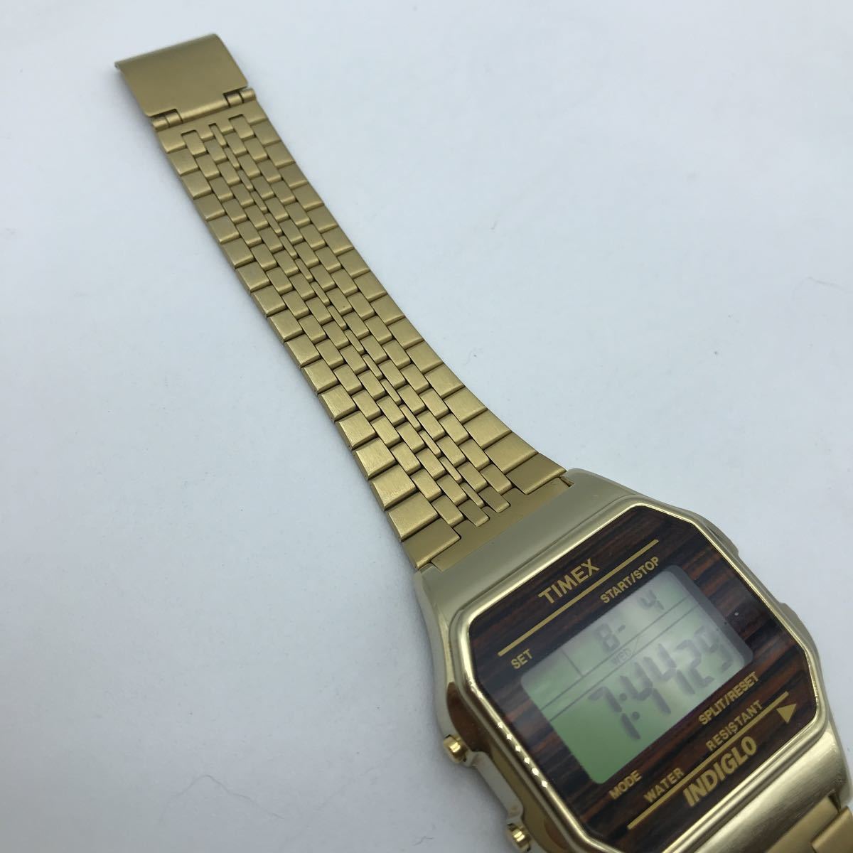 TIMEX タイメックス INDIGLO 555 デジタル 腕時計 金 ゴールド 木目(タイメックス)｜売買されたオークション情報、yahoo ...