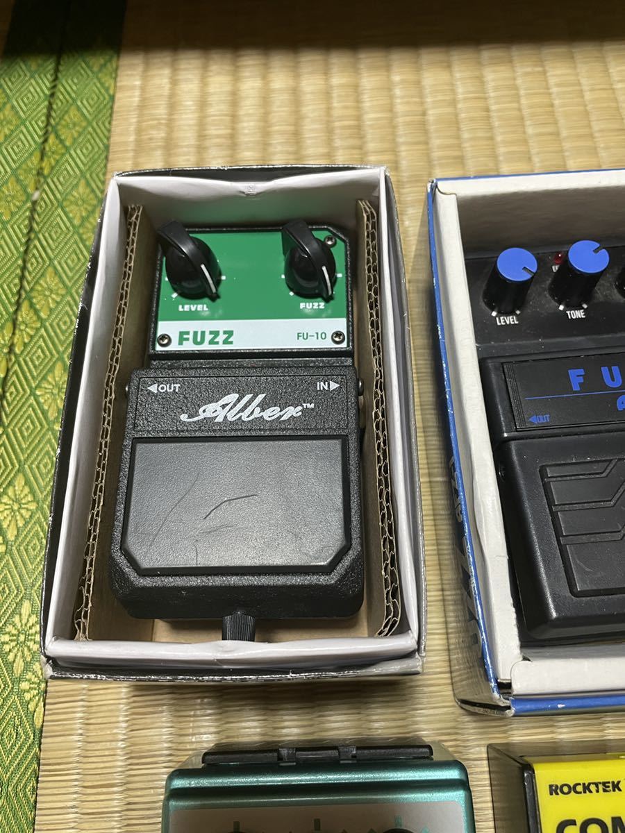 ALBER FU 10 FUZZ ARIA AFZ 1 BOSS OC2 DOD FX25B FILTER ROCKTEK ...