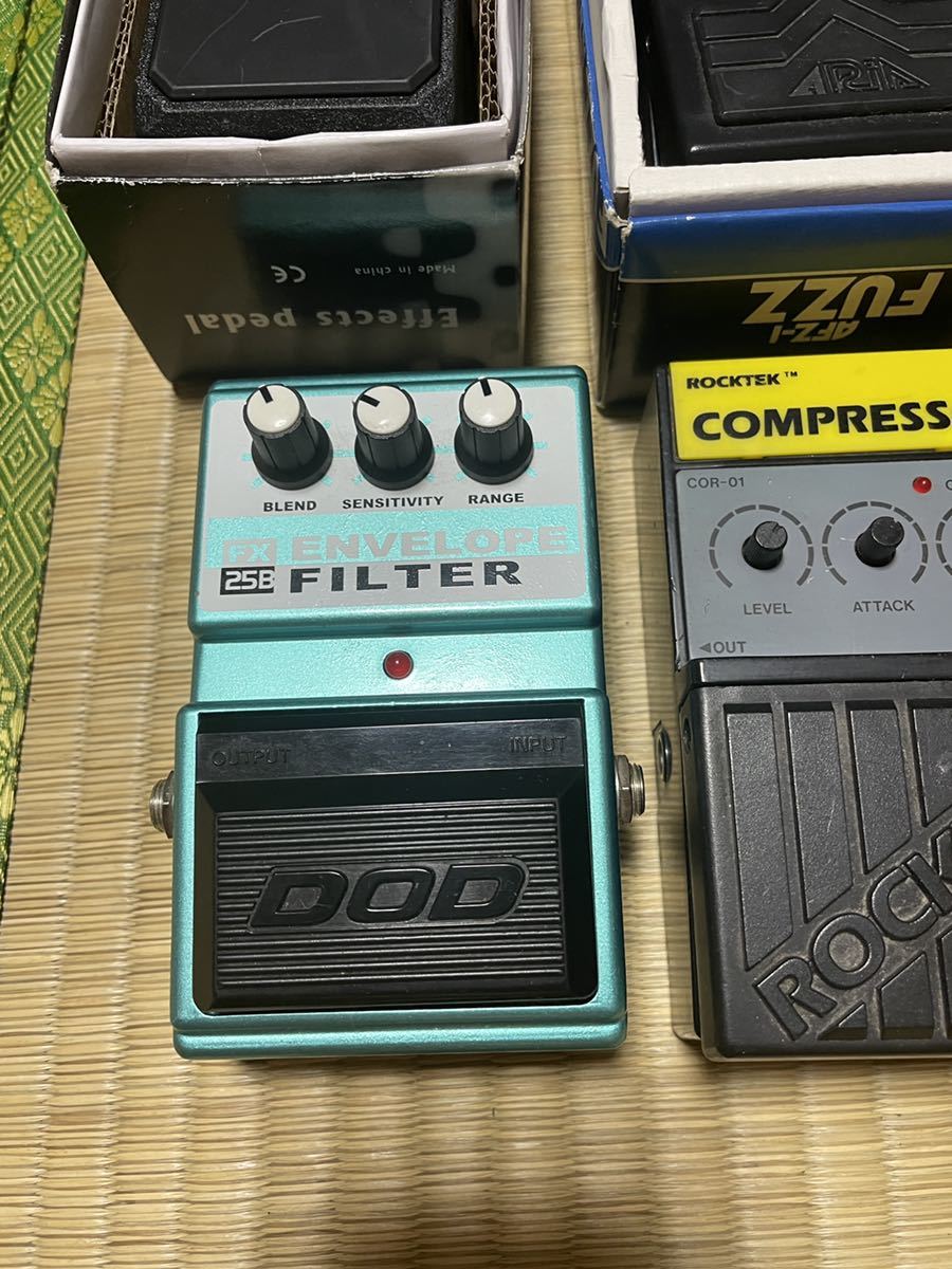 ALBER FU 10 FUZZ ARIA AFZ 1 BOSS OC2 DOD FX25B FILTER ROCKTEK ...