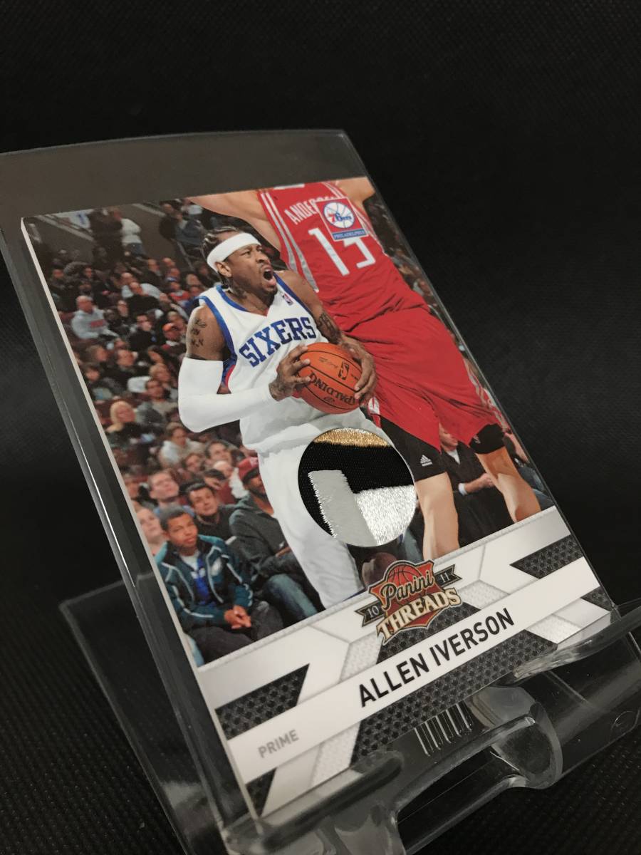 ★50枚限定★ Allen Iverson アイバーソン 2010-11 Threads Prime (Name) Patch 16/50｜その他