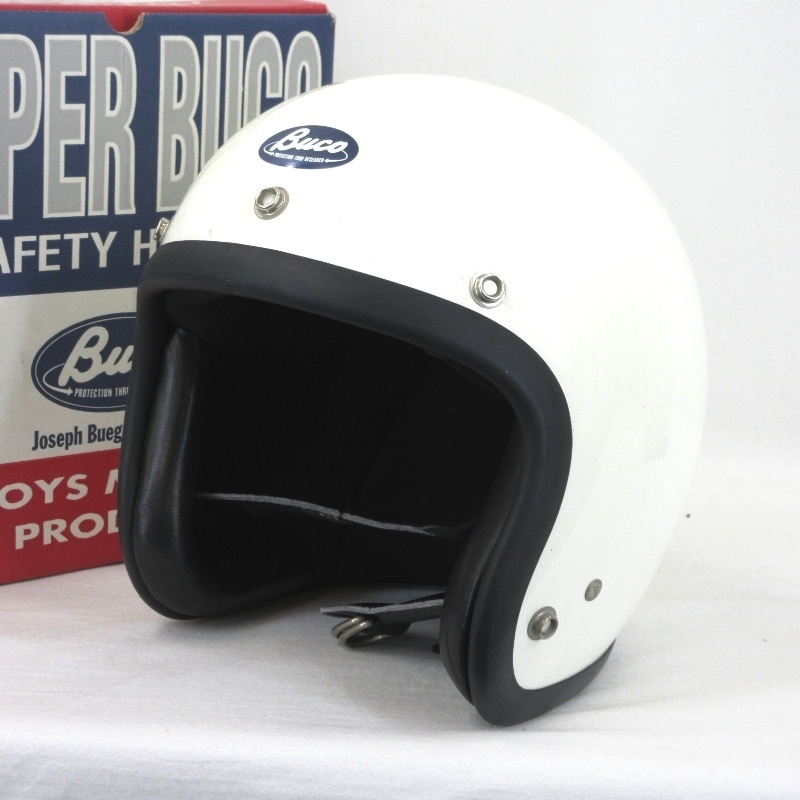 TOYS McCOY トイズマッコイ ヘルメット SUPER BUCO JET 500-TX ブコ ジェット 2003年製 ホワイト 白 58 ...