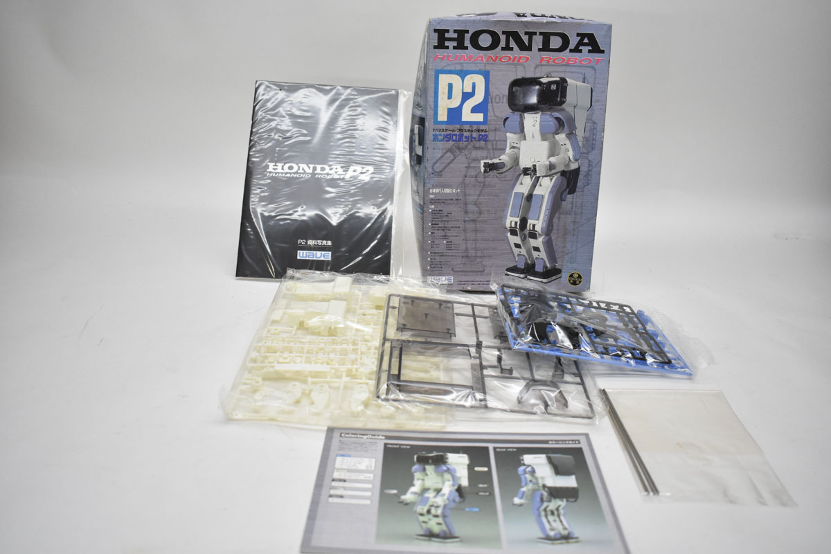未組立 WaVe HONDA P2 ホンダロボット 1/12 プラモデル 自律歩行 人間型ロボット HUMANOIDO ROBOT 管01 ...