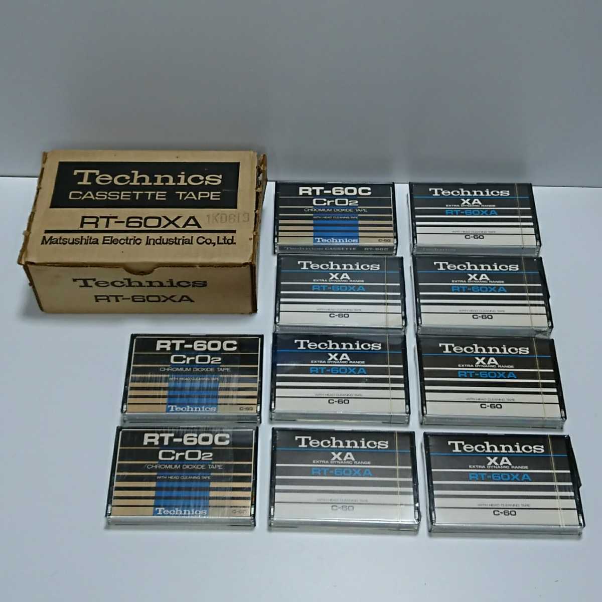 Technics カセットテープ XA RT-60XA RT-60C CrO2 10枚 セット 品(記録媒体)｜売買されたオークション情報 ...