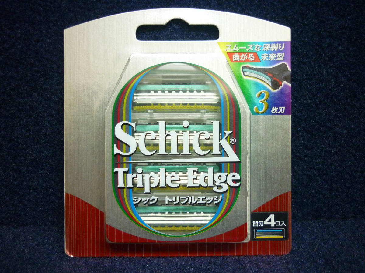 シック トリプルエッジ 替刃4コ入 Triple Edge TE-4 Schick(ボディケア)｜売買されたオークション情報、yahooの商品情報をアーカイブ公開 - オークファン ...