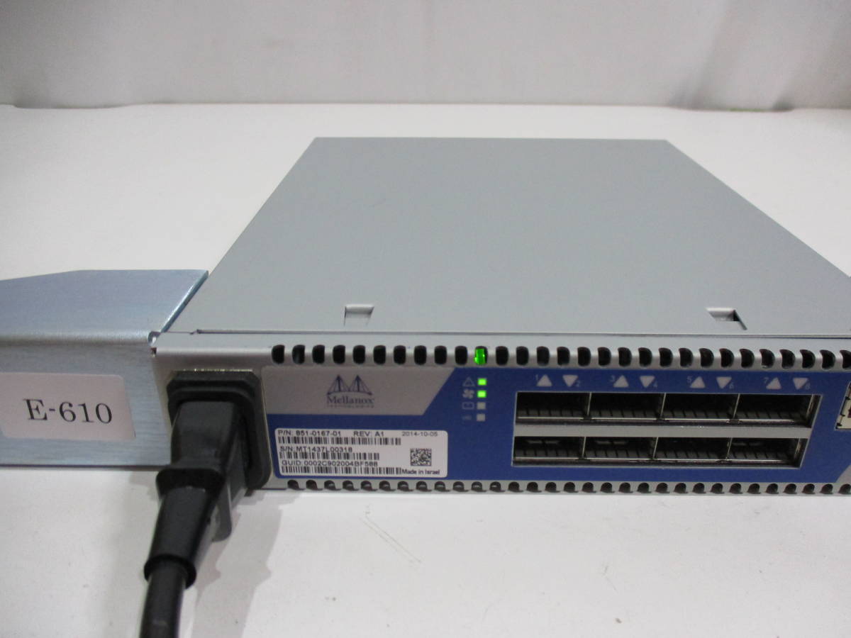 Mellanox IS5022 InfiniScale IV 8-Port QSFP 40Gb/s InfiniBand QDR Switch ...