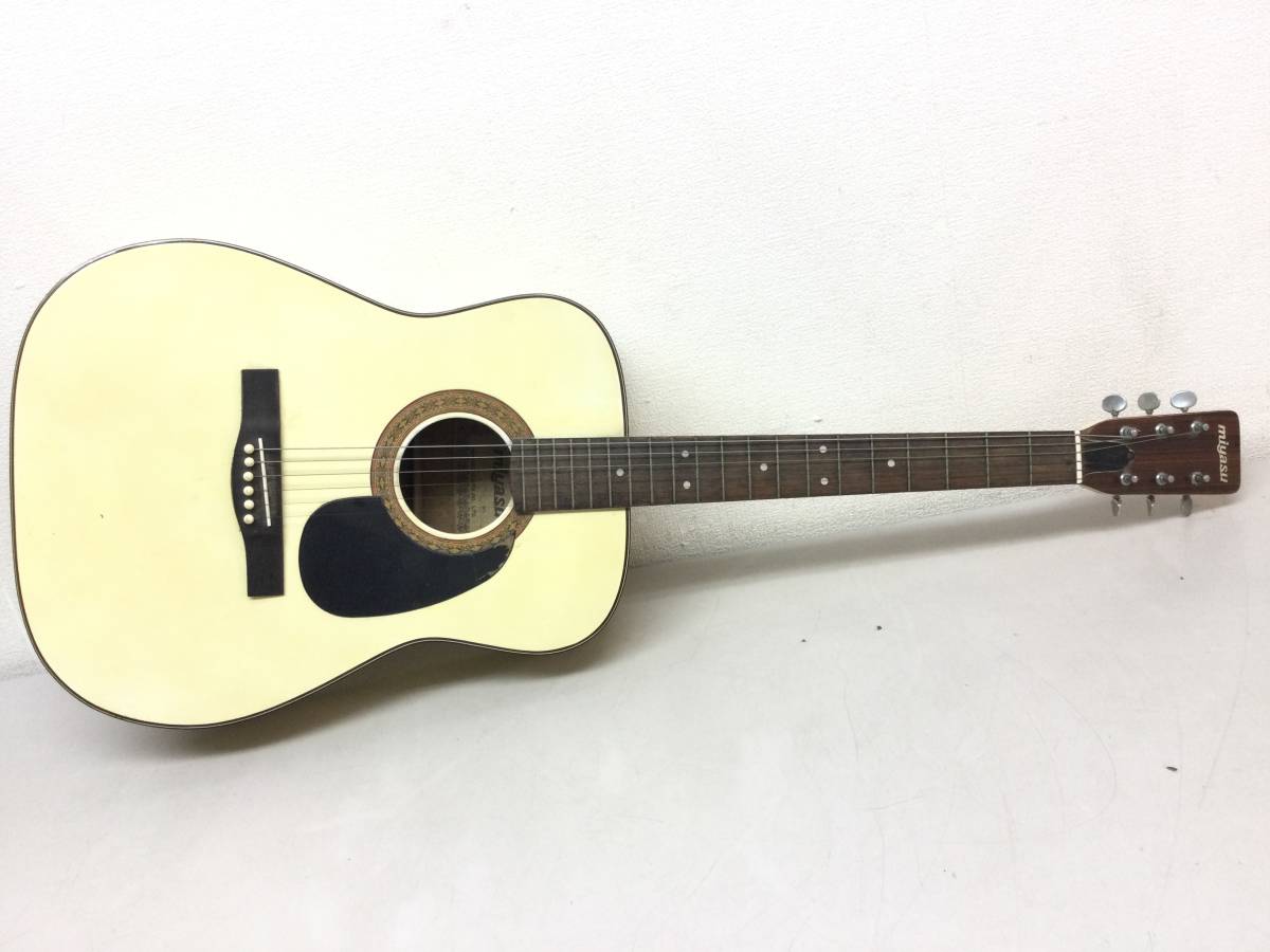 miyasu No.150 ミヤス工業 MIYASU KOGYO フォークギター アコースティックギター(本体)｜売買されたオークション情報 ...