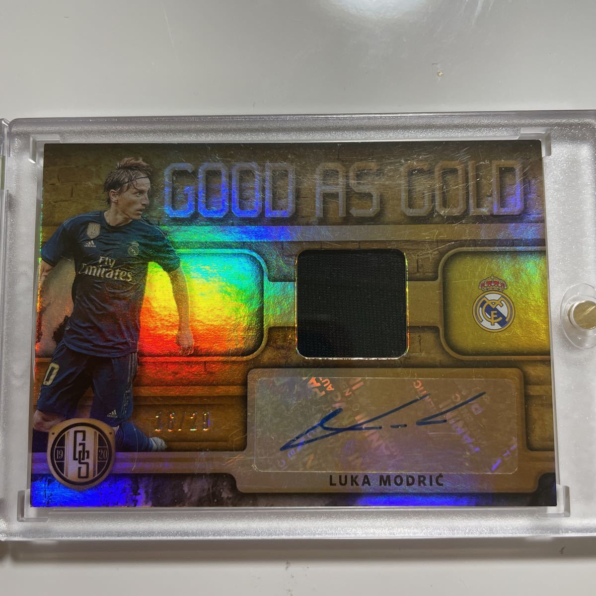 2019 PANINI GOLD STANDARD LUKA MODRIC Jersey auto /29 REAL MADRID(シングル ...