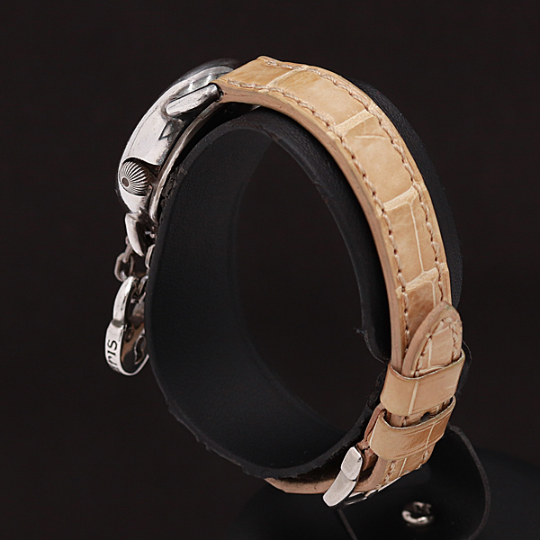 1円 稼働品 良品 オブレイ/Obrey QZ 2針 SOLID SILVER 925 南京錠チャーム付き レディース腕時計 410A0147083(2針（時、分）)｜売買されたオークション ...