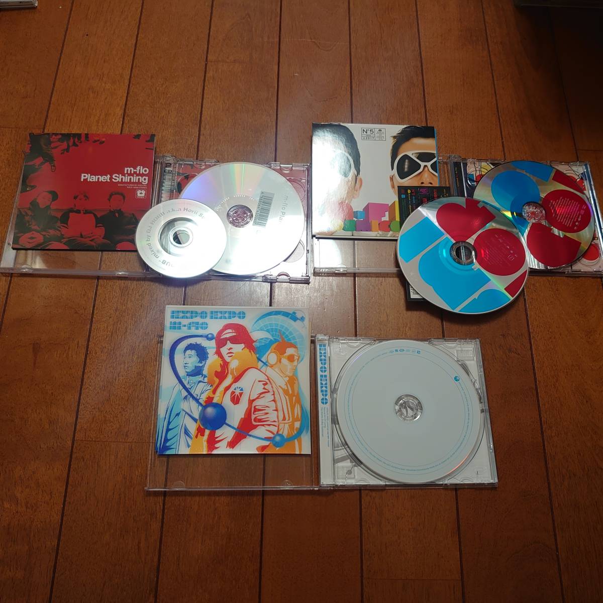 S05493 m-flo エム-フロウ COSMICOLOR Planet Shining EXPO EXPO CDアルバムまとめて3枚セット ...