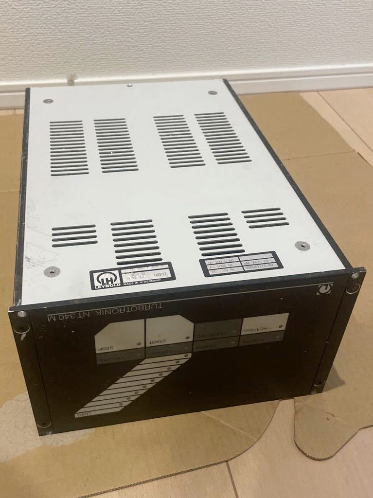 LEYBOLD TURBOTRONIK NT 340M Leybold Heraeus TurboTronik Turbo Molecular ...