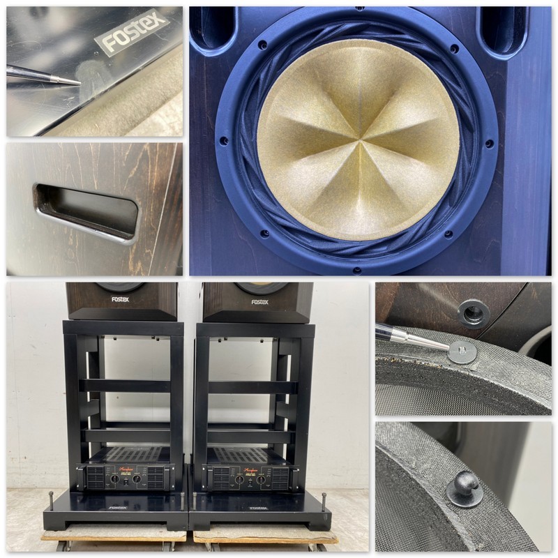 F8684 極 FOSTEX ペアスピーカー RS-N2 専用台 アキュフェーズ パワーアンプset PRO-30(FOSTEX)｜売買された ...