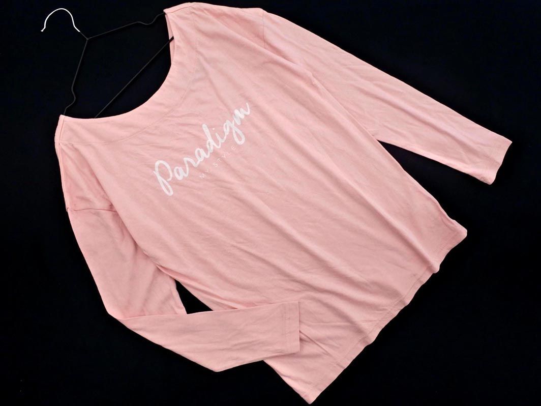 ネコポスOK AZUL basic アズールバイマウジー ロゴ プリント カットソー sizeS/ピンク bib0(長袖Tシャツ)｜売買されたオークション情報、yahooの商品情報をアーカイブ ...