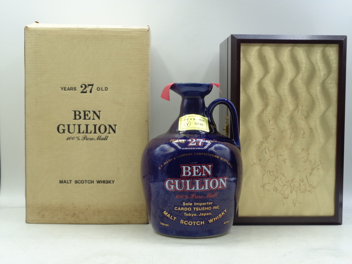 BEN GULLION 27年 ベン グリオン スコッチ ウイスキー 陶器ボトル 箱入 古酒 X75898(スコッチ)｜売買されたオークション ...