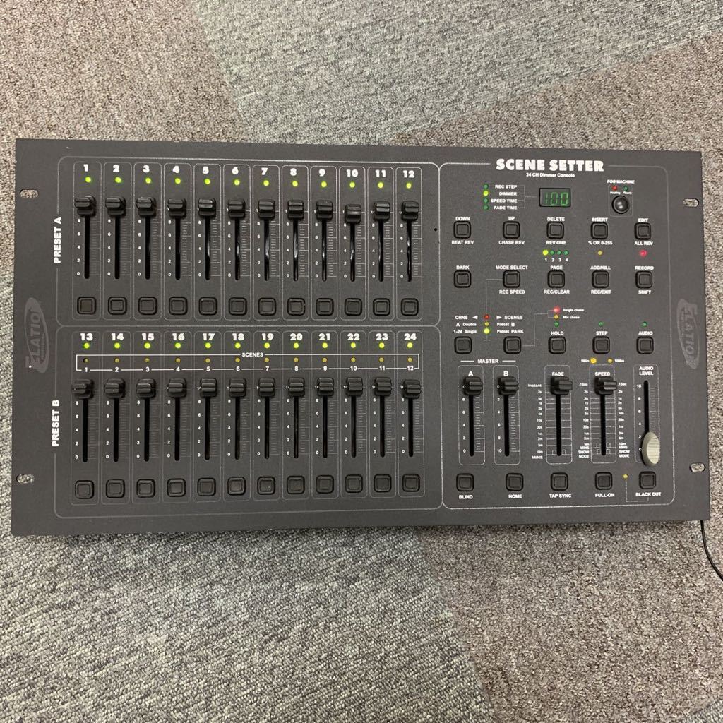 舞台照明 DMX パッチ可能 照明卓 ELATION SCENE SETTER 24ch dimmer console(その他)｜売買された ...