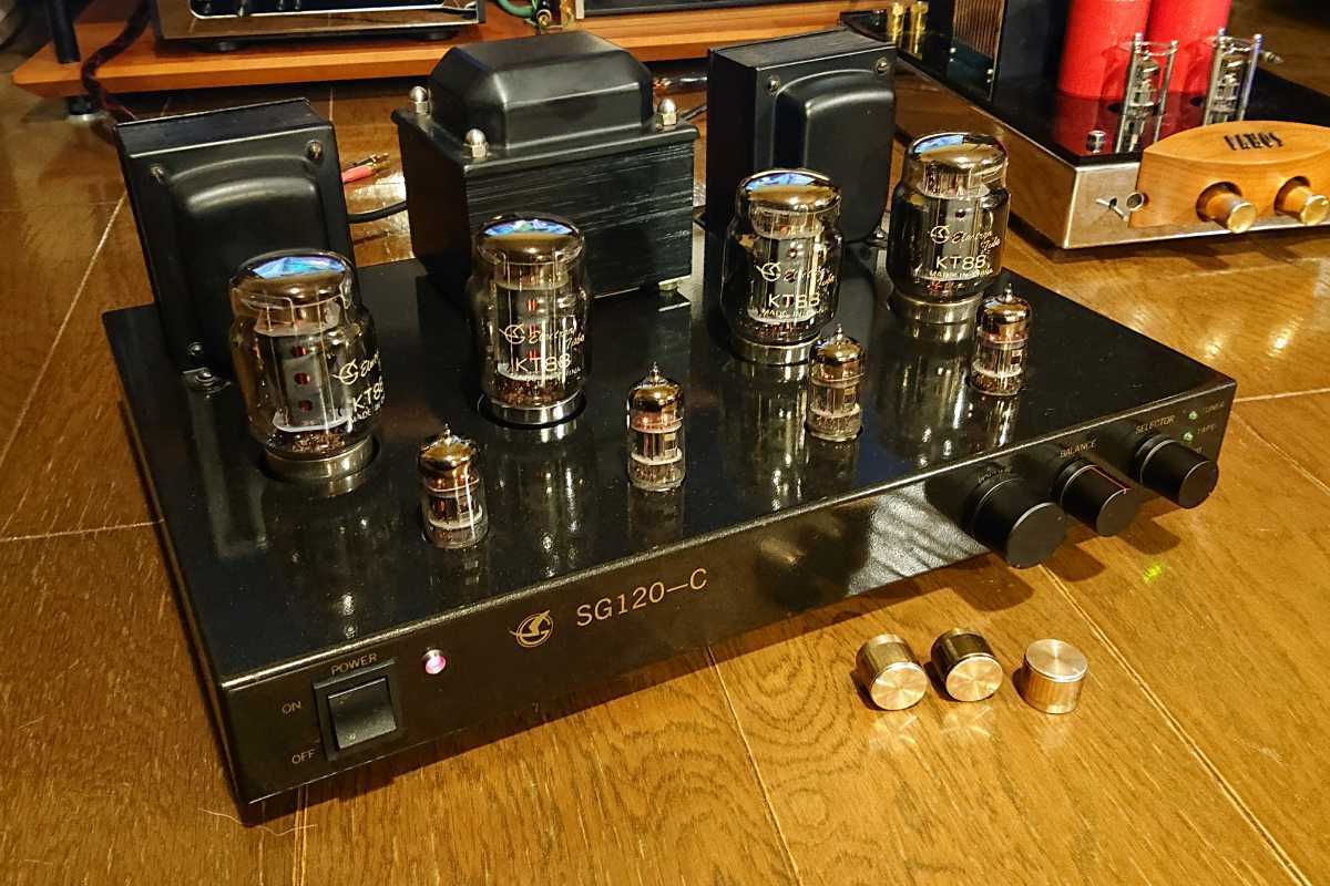 SG120-C KT88 プリメインアンプ(本体)｜売買されたオークション情報、yahooの商品情報をアーカイブ公開 - オークファン ...