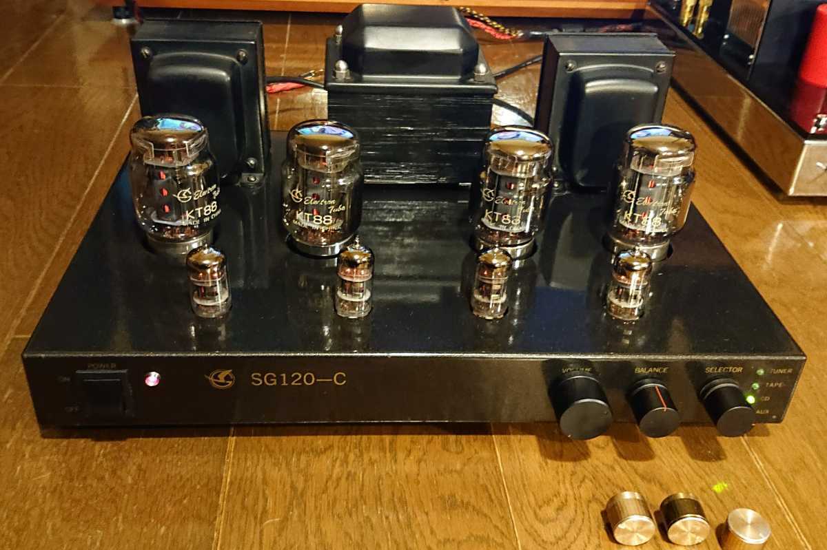 SG120-C KT88 プリメインアンプ(本体)｜売買されたオークション情報、yahooの商品情報をアーカイブ公開 - オークファン ...