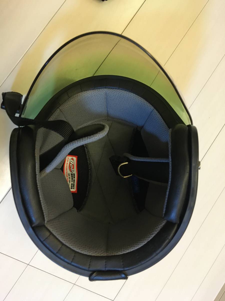 OGK Bob ヘルメット シールド付き ジェットヘル 57 59サイズ(フリーサイズ)｜売買されたオークション情報、yahooの商品情報を ...