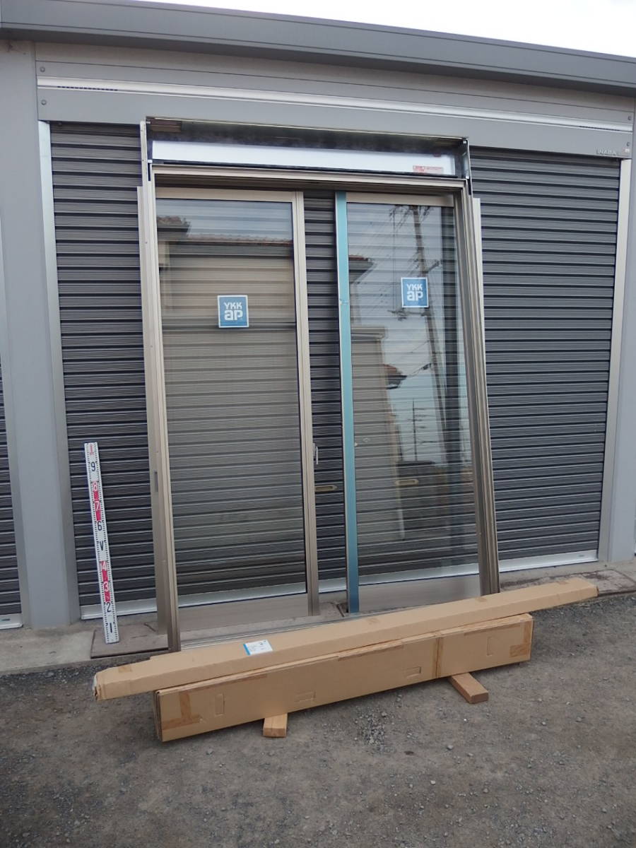 在庫品 アルミサッシ 透明 ペアガラス YKK 防火窓Gシリーズ フレミングJ シャッター 引違い窓 16022 プラチナステン(窓、サッシ ...