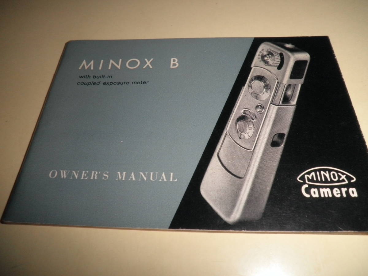 ミノックス B/MINOX B 取説 取説説明書 オーナーズマニュアル 英語版(コンパクトカメラ)｜売買されたオークション情報、yahooの商品情報をアーカイブ公開 - オークファン ...