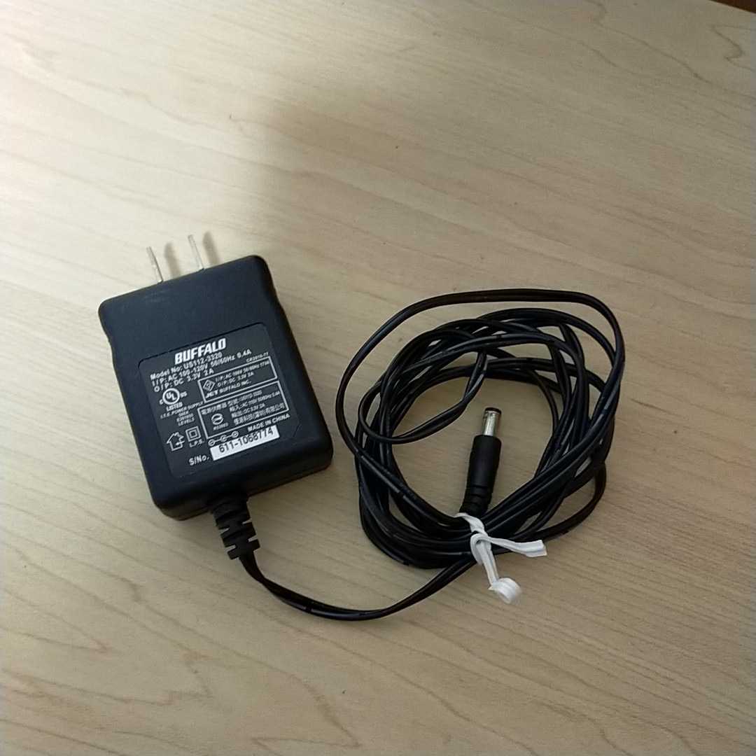 BUFFALO バッファロー 無線LAN WBR2-G54他用ACアダプター US112-3320 DC3.3V 2A コネクタ外径約5.5mm 内径約2.1mm(無線LAN)｜売買された ...