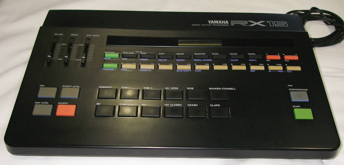 YAMAHA RX15 DIGITAL RHYTHM PROGRAMMER OK MADE in JAPAN(リズムマシン)｜売買された ...
