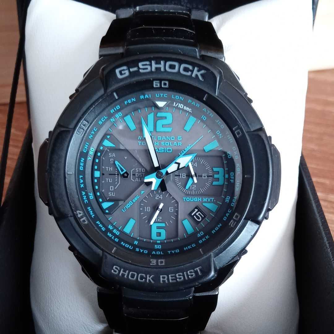 グラビティマスター 電波ソーラー G-SHOCK GW-3000BD CASIO スカイコックピット メタルバンド マルチバンド6 タフ ...