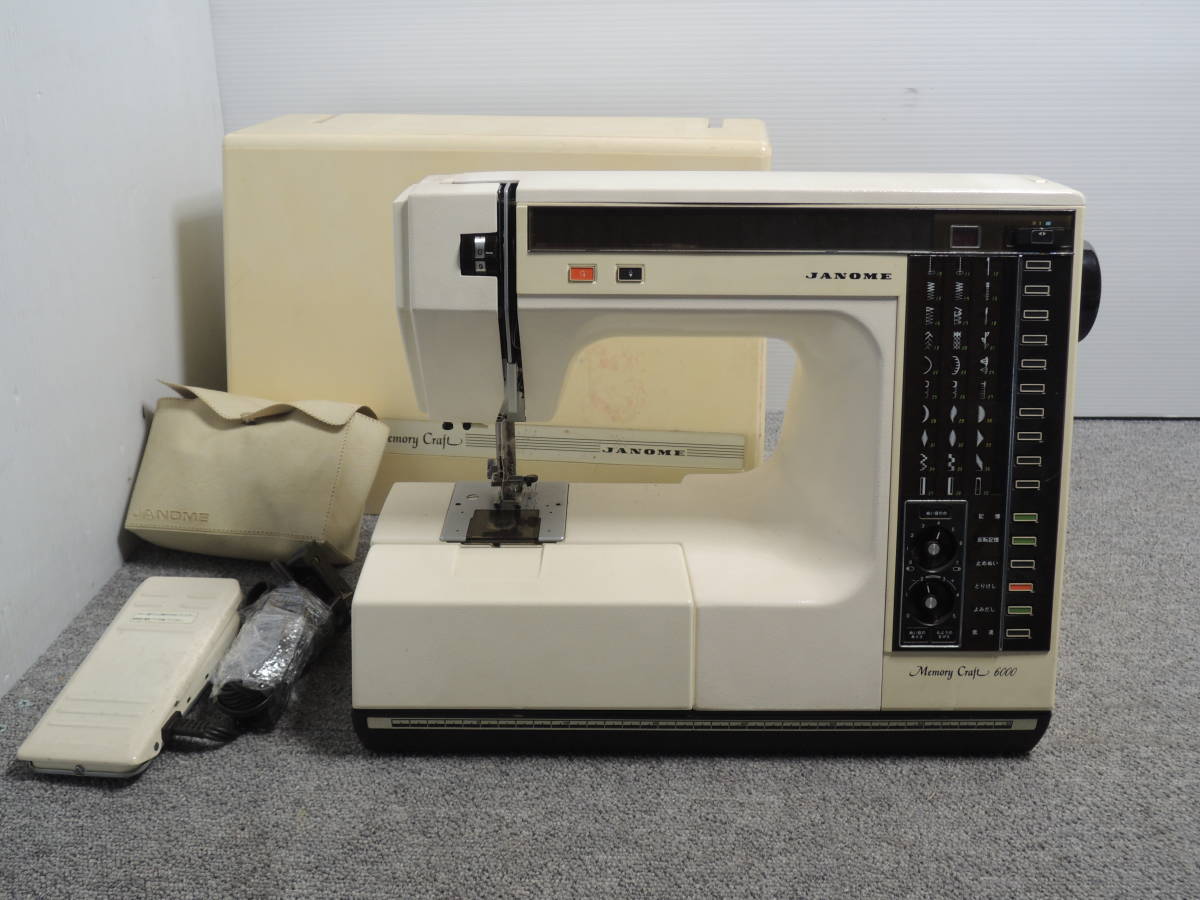 JANOME ジャノメ Memory Craft 6000 MODEL6000 /管理4956A32(ジャノメ)｜売買されたオークション情報 ...