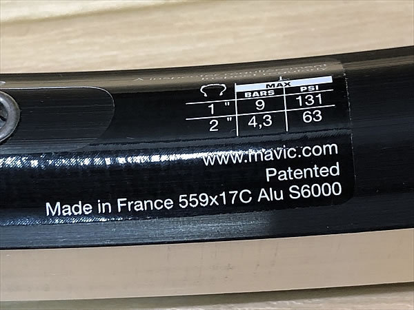 大特価sale デッドストック品 MAVIC XM317 RIM 32H 559×17 443g マビック 26インチ MTB リム 2本 ...