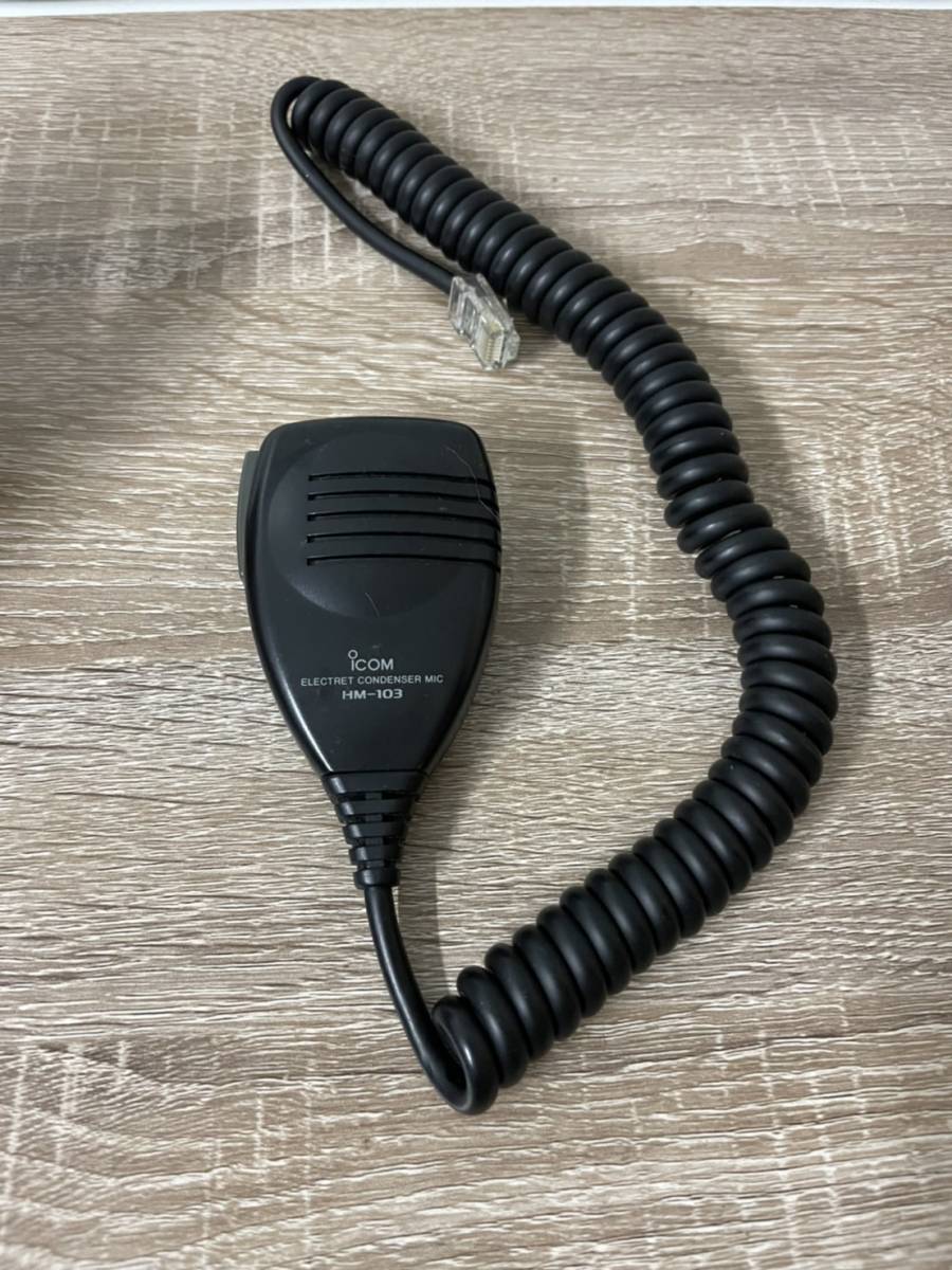 ICOM ハンドマイク HM-103 動 IC-706 IC-703 IC-206 IC-207 IC-2720D IC-7100 IC ...