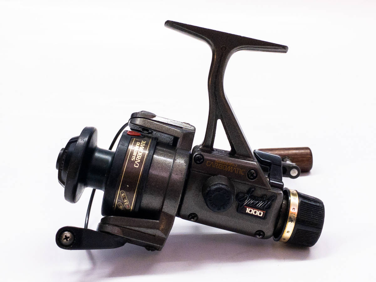 3Q 釣具 売切 税無し shimano シマノ スピニングリール CARBOMATIC Special GT-R1000 リアドラグ ...