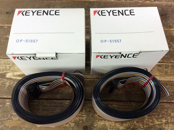 WH-1611 保管品 KEYENCE キーエンス拡張IO/専用パラレル接続ケーブル OP-51657 3m 2個セット(その他)｜売買された ...