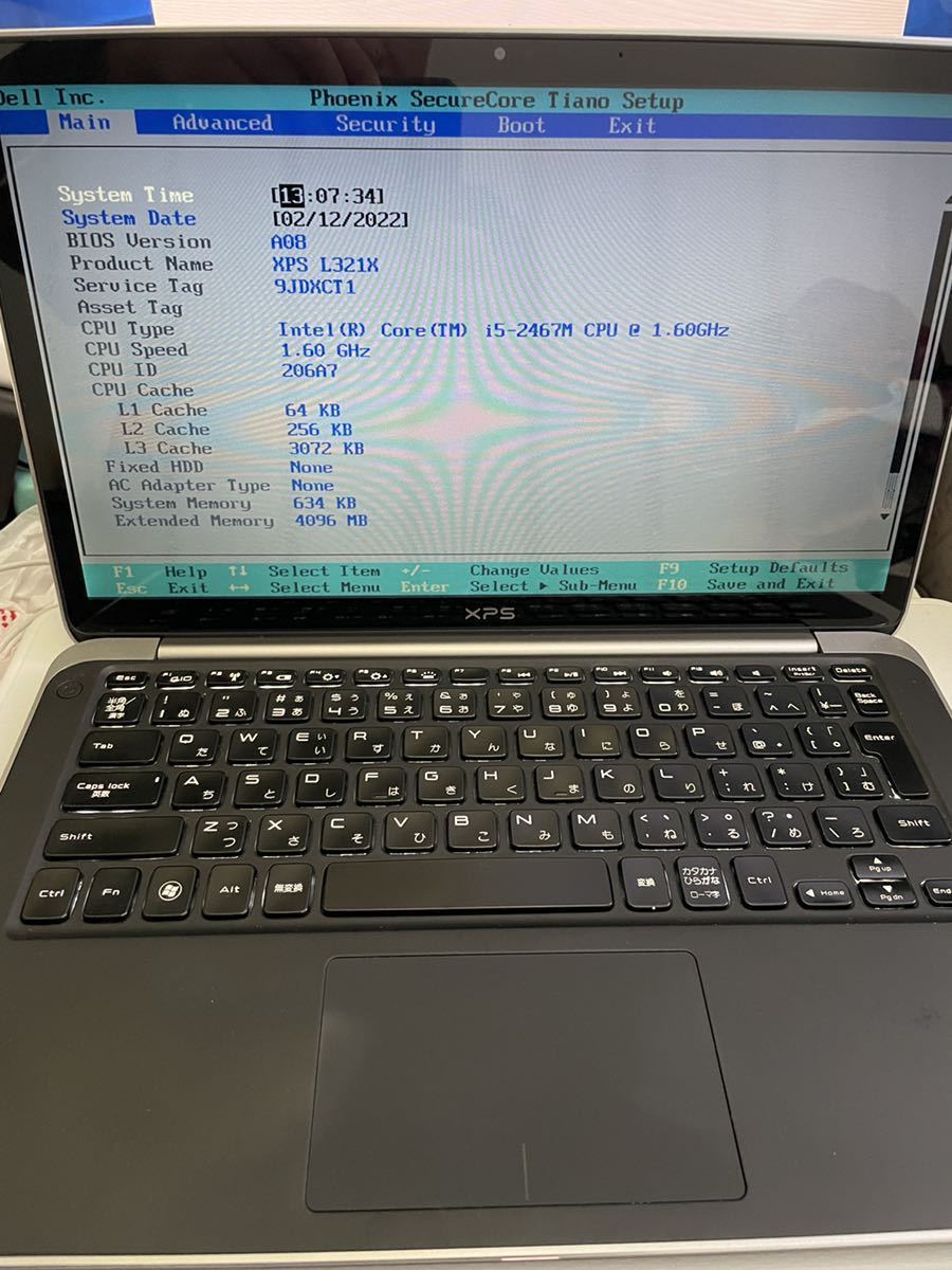 DELL xps L321 core i5-2467M メモリ4GHDD無し ジャンク扱い(13インチ未満)｜売買されたオークション情報 ...