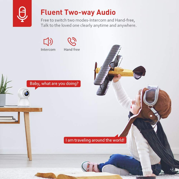 アウトレット品 Victure ワイヤレスセキュリティカメラ SC210 25FPS Wi-Fi2.4G microSD 1920 1080 ...