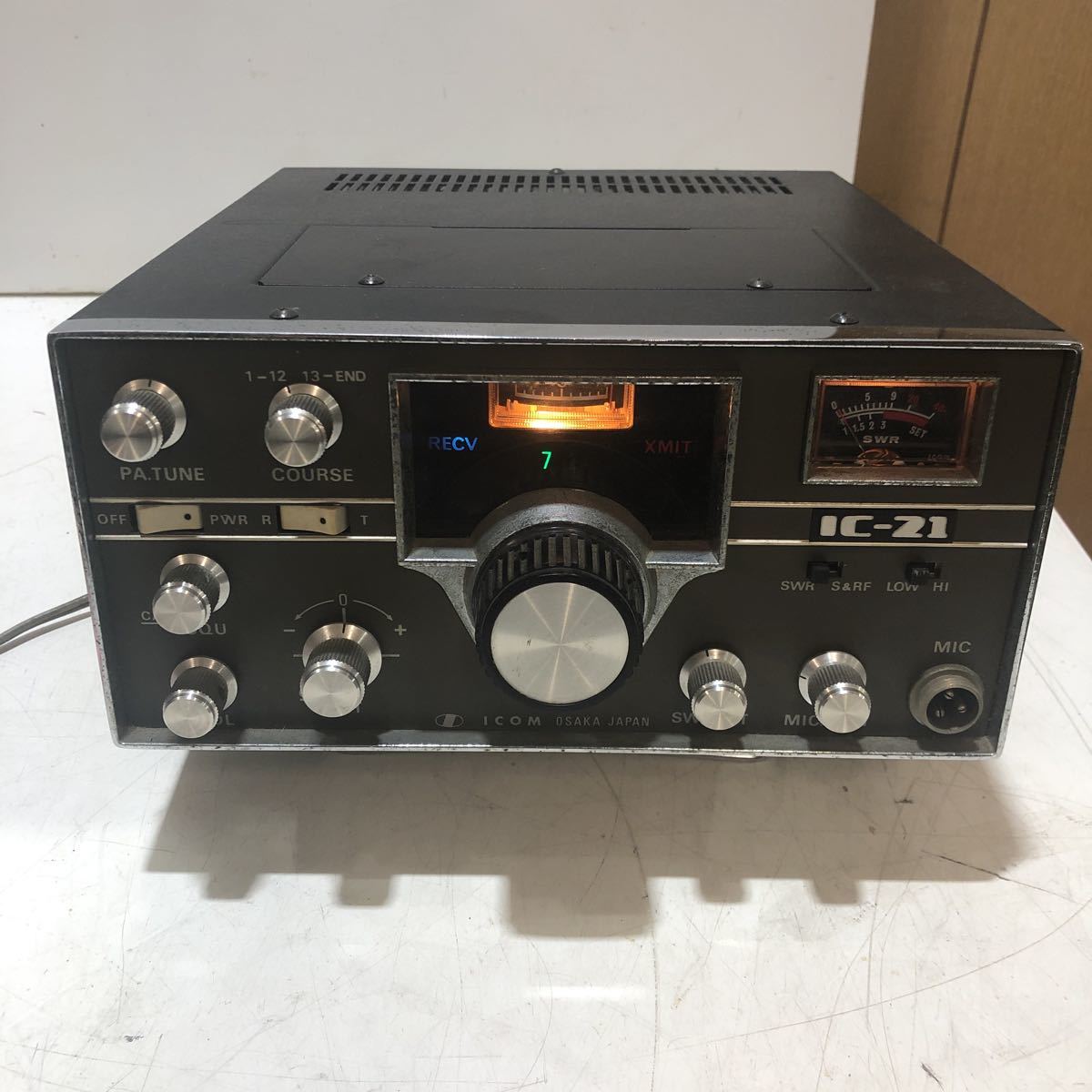 Z # iCOM IC-21 VHF TRANSCEIVER 無線機 通電確認済み ⑨(モービル)｜売買されたオークション情報、yahooの ...