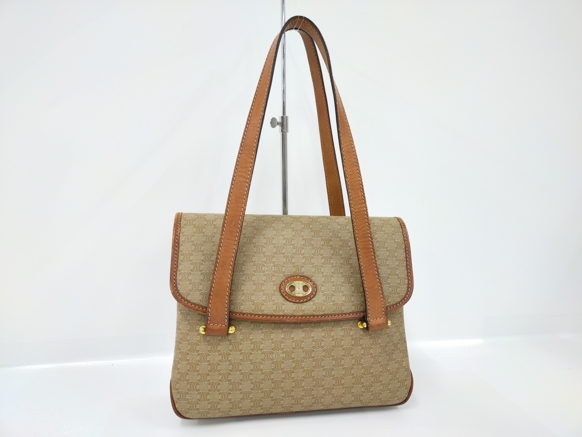 セリーヌ CELINE オールドセリーヌ ハンドバッグ ショルダーバッグ トリオンフ ベージュ系 Jコレ 795(ハンドバッグ)｜売買されたオークション情報、yahooの商品情報をアーカイブ ...