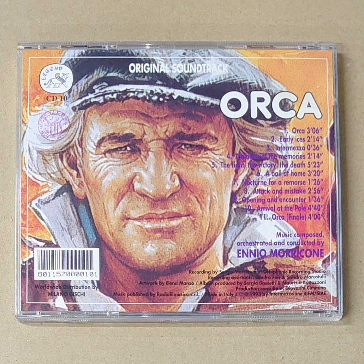 ORCA オルカ オリジナル サウンド トラック CD 輸入盤…CD10/Ennio Morricone/ost/ORIGINAL ...