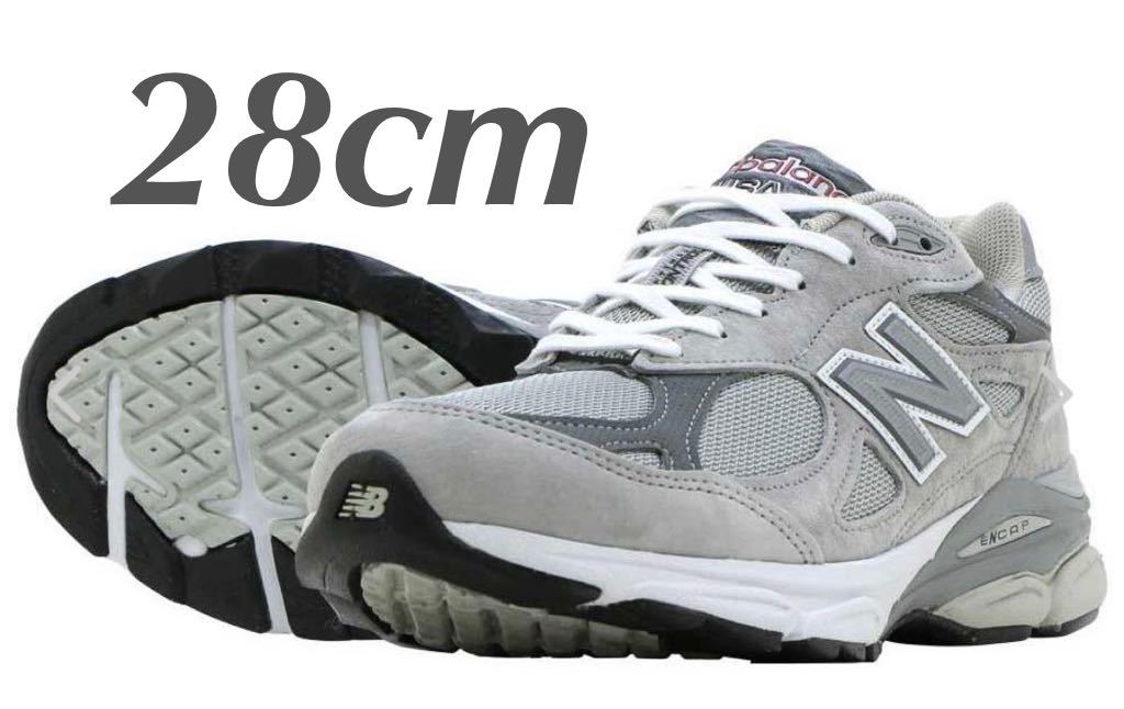 28cm New balance M990 GY3 GRAY 990 V3 ニューバランス 22年3月 公式オンライン購入 USA グレー ...