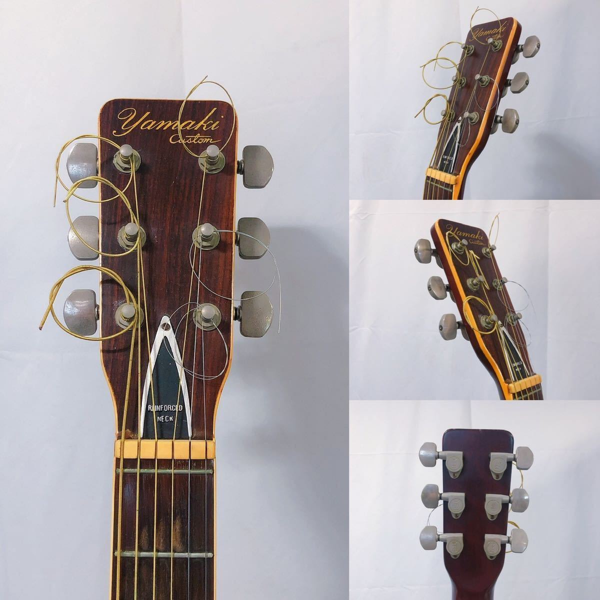 CP47 YAMAKI ヤマキ custom 130 アコスティックギター 全長65×ナット幅4.5 全て約cm 素人採寸 ハードケース付(ヤマハ)｜売買されたオークション情報、yahooの ...