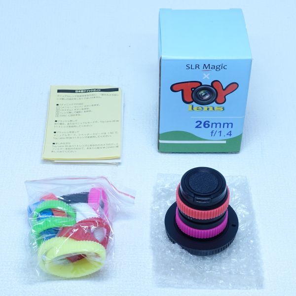 022E 説明必読 念の為ジャンク SLR Magic TOY Lens 26mm 1.4 動作未確認 マイクロフォーサーズ トイ レンズ ...