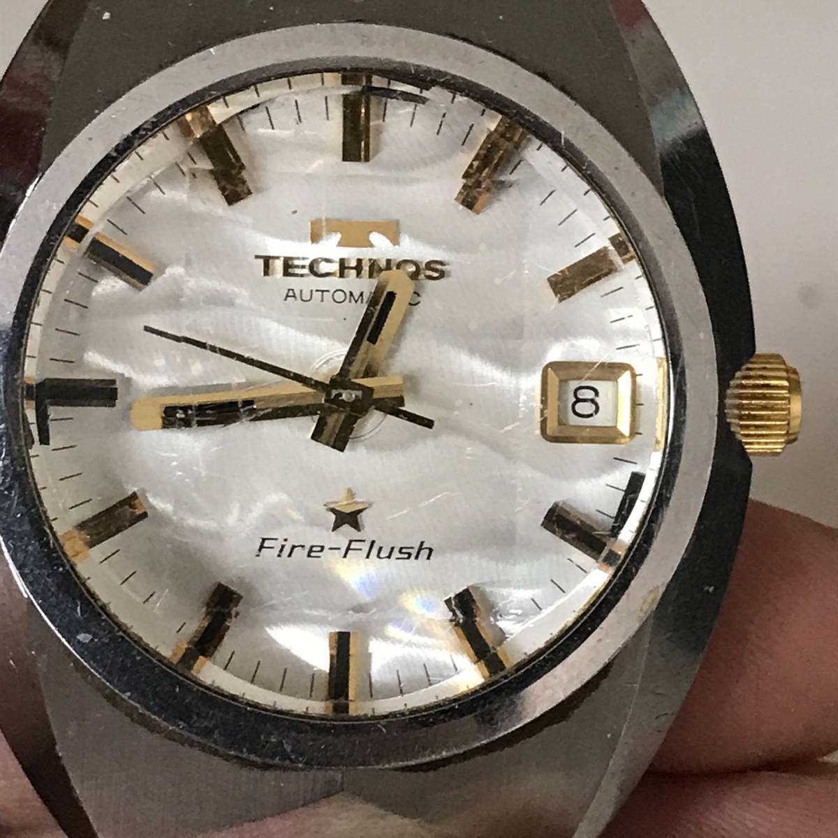 テクノス TECHNOS Fire-Flush 自動巻 腕時計 シルバー(その他)｜売買されたオークション情報、yahooの商品情報をアーカイブ公開 - オークファン（aucfan.com）