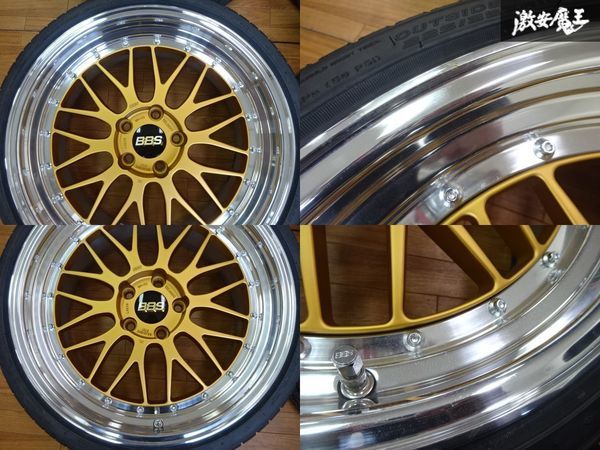 BBS LM236 LM237 ホイール 19インチ 8.5J +27 9.5J +20 PCD120 5穴 255/30R19 225/35R19 4本 BMW E46 M3 にてアンダー ...